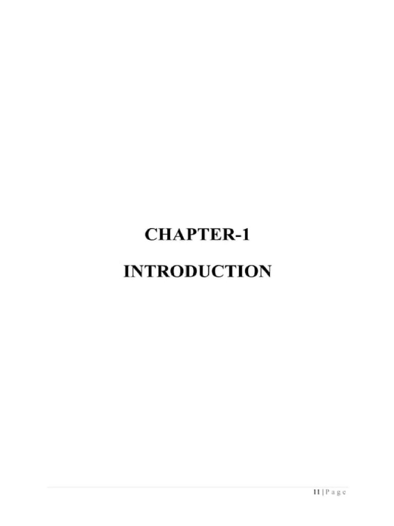 Chapter 1-3 | PDF