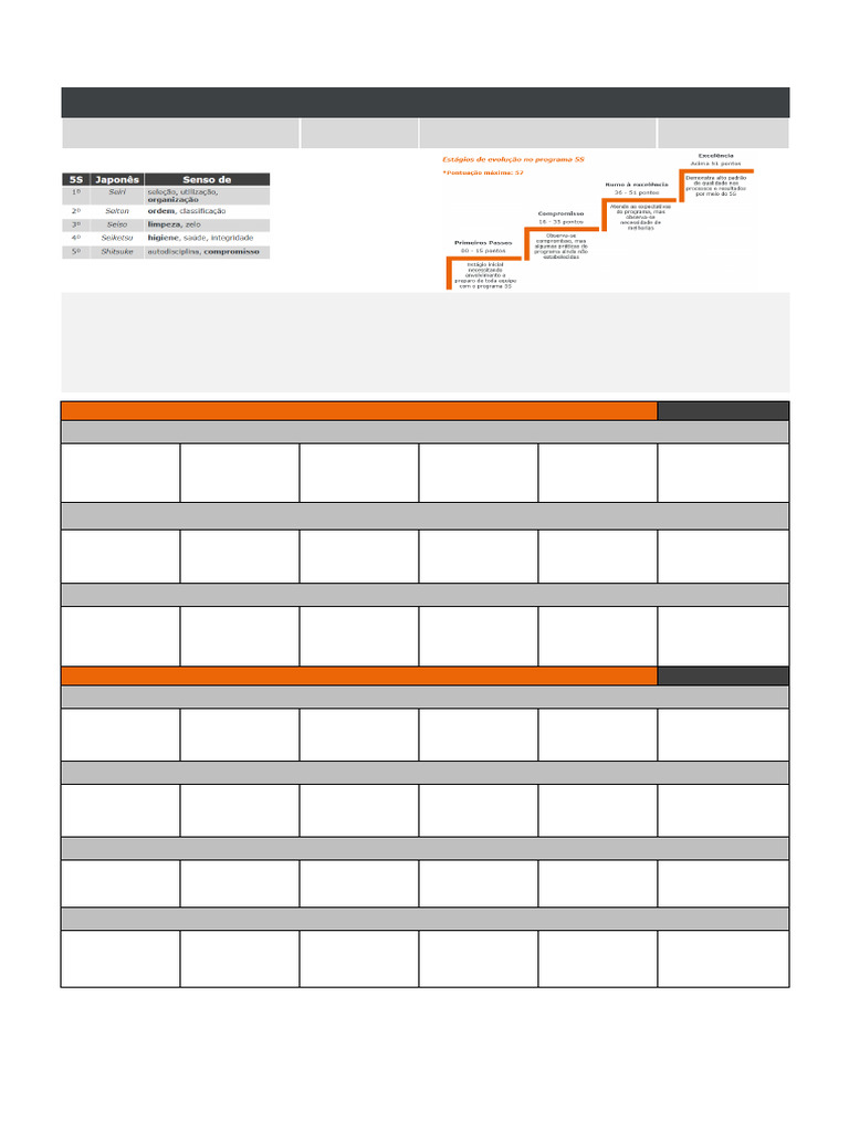 Check List Programa 5s Revmasterjacto 2025 v2 | PDF