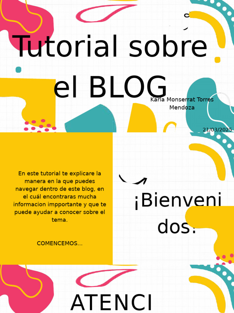 Tutorial Sobre El BLOG | PDF