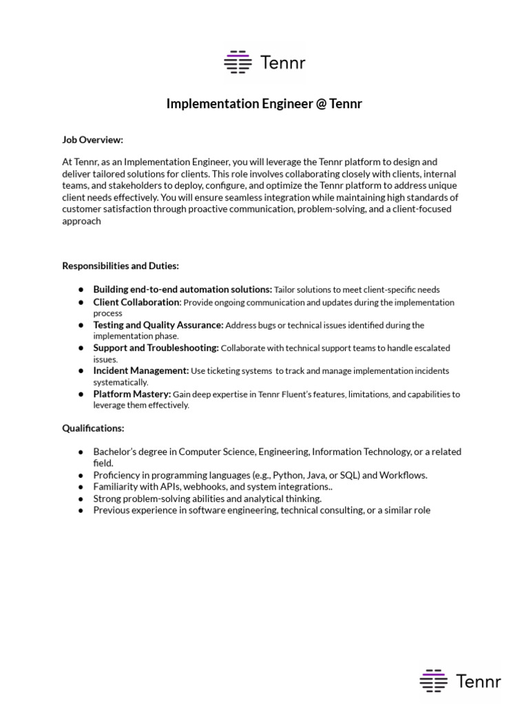 JD Implementation | PDF