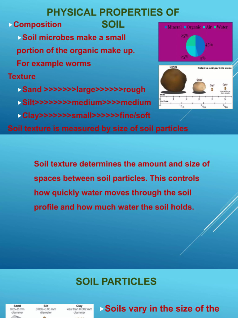 Physical Properties of Soil | PDF