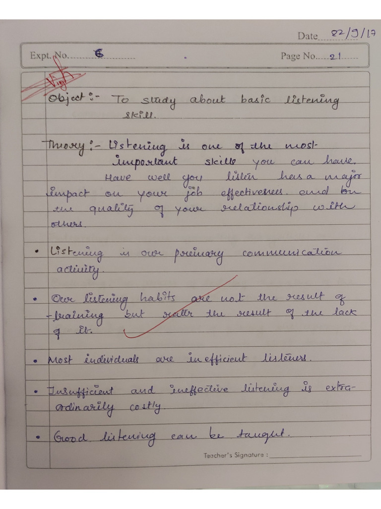 Communication Skills Practical 6 | PDF