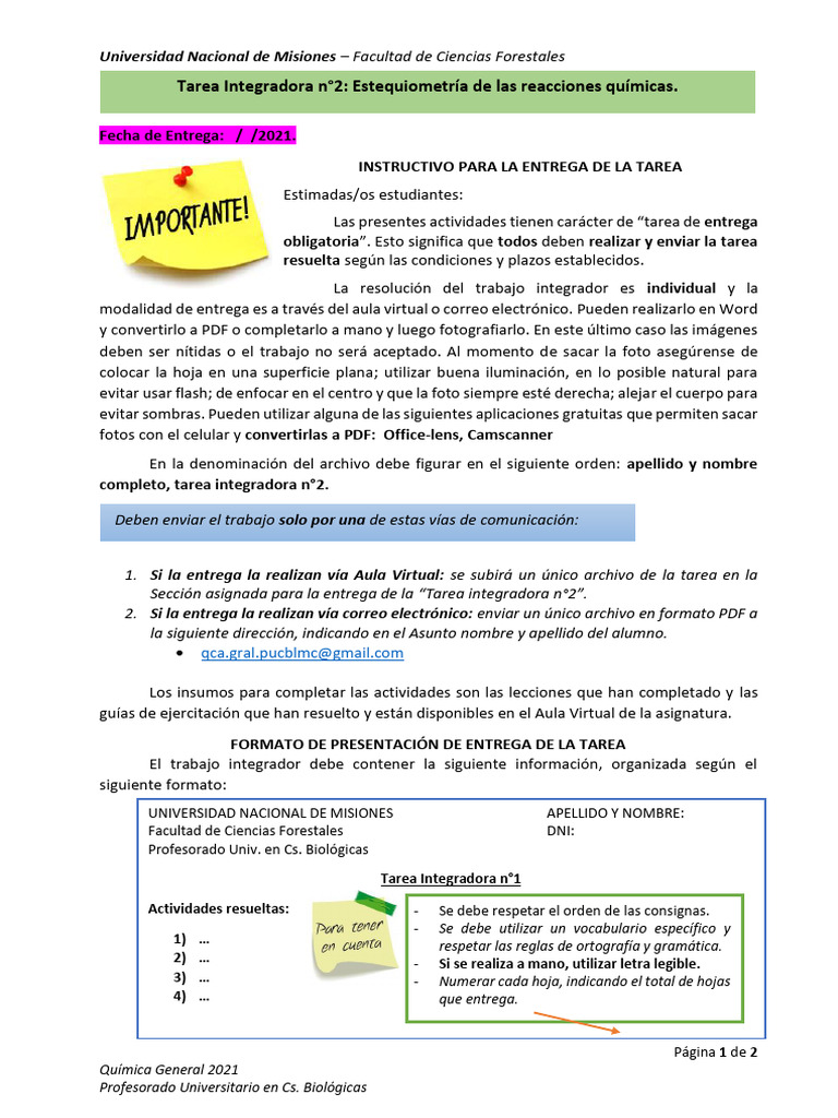 Propuesta de Act Integradora 2 | PDF | Sal (química) | Estequiometría