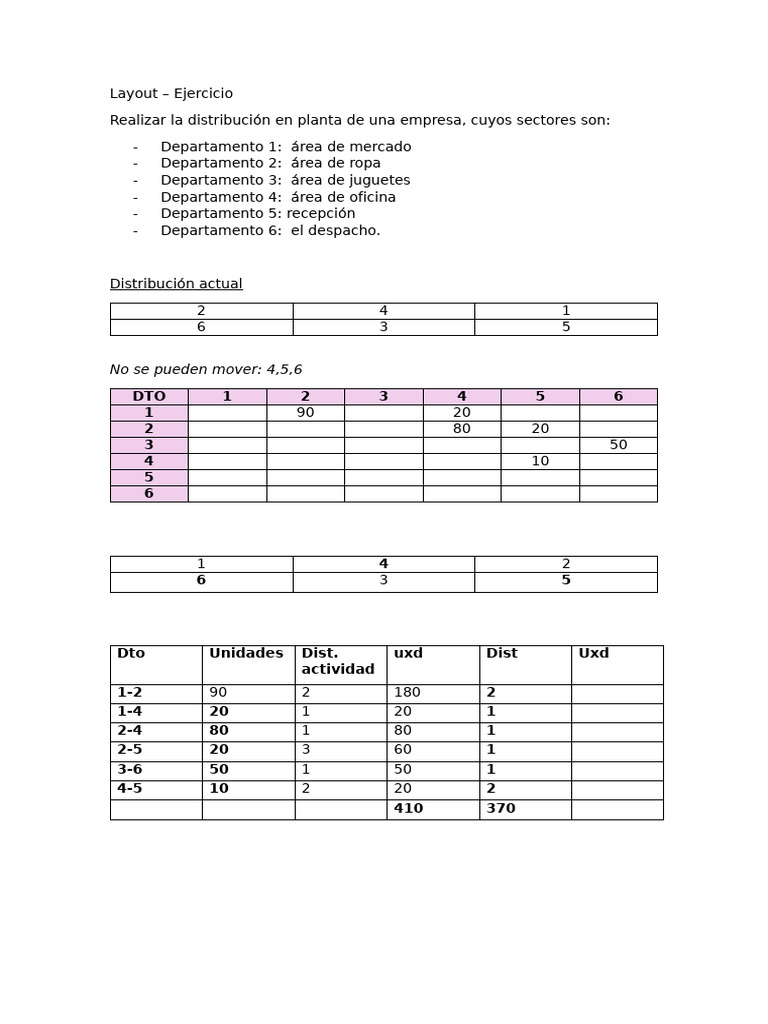 Layout Ejercicio | PDF