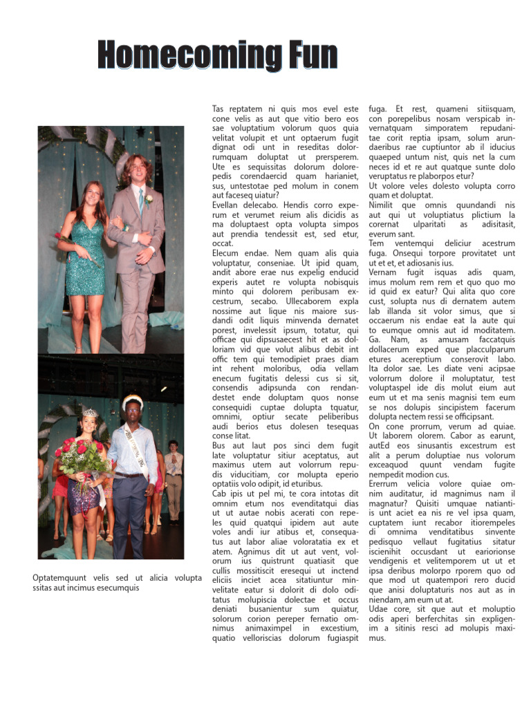 Homecoming Fun Homecoming Fun | PDF