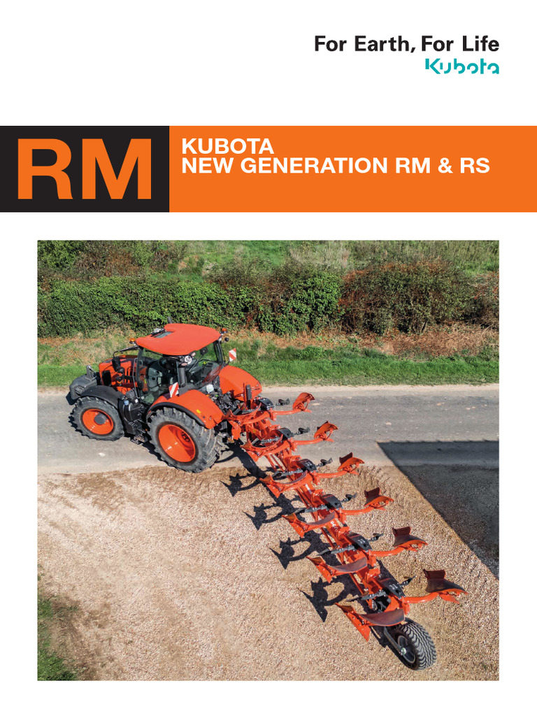 KUBOTA - New - Generation - RM RS - 2023 - IEN | PDF | Plough | Tractor
