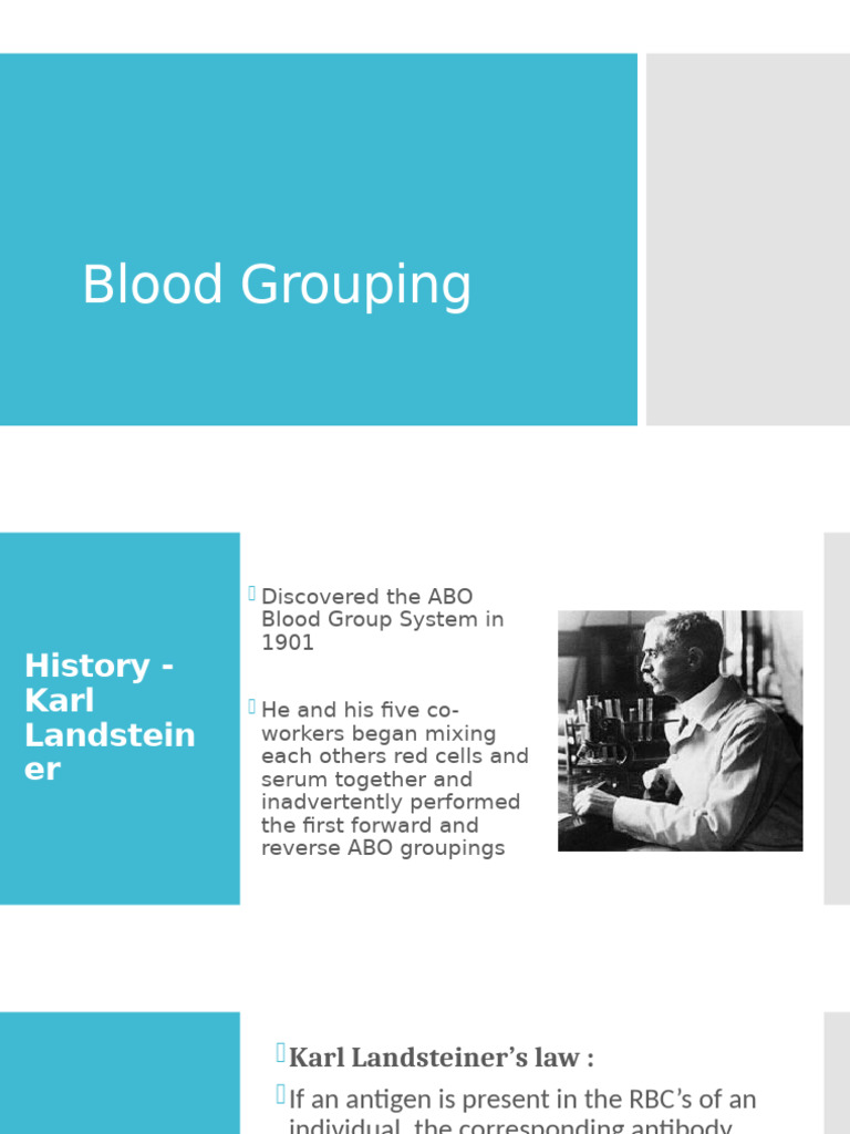 ABO Blood Group System Overview | PDF | Blood Type | Medical Tests