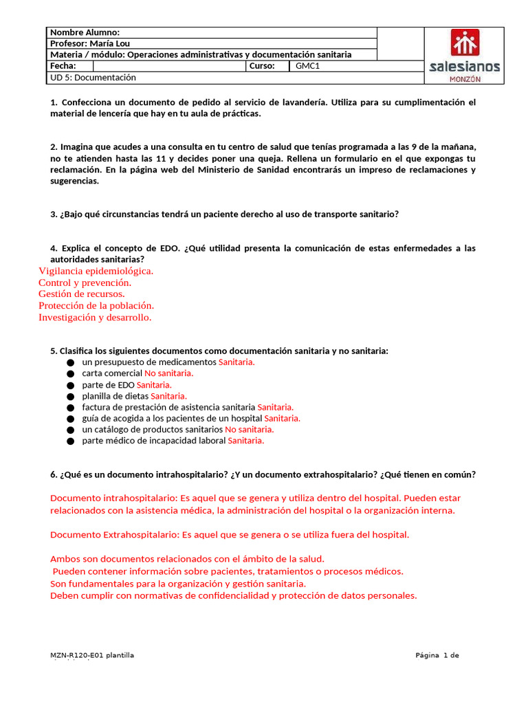 EJERCICIOS OAD UD5.docx (1) | PDF | VIH | VIH / SIDA