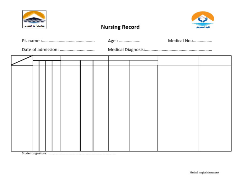 Nursing Record 2021 | PDF