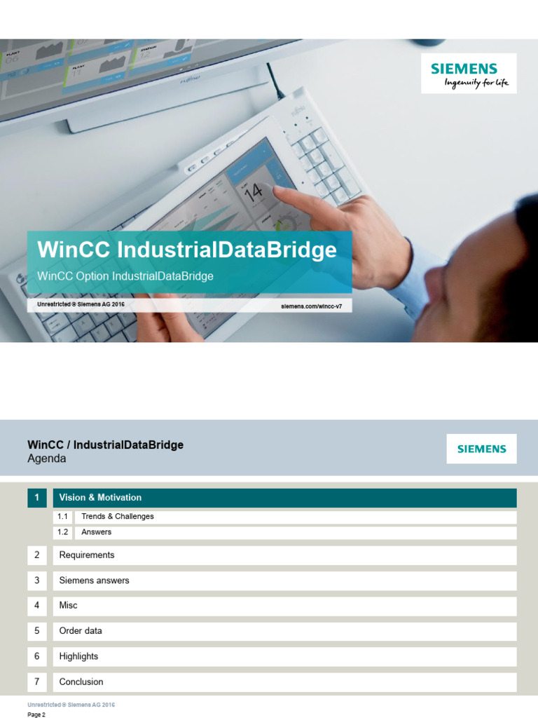 Siemens Industrial Data Bridge Overview | PDF | Microsoft Access ...