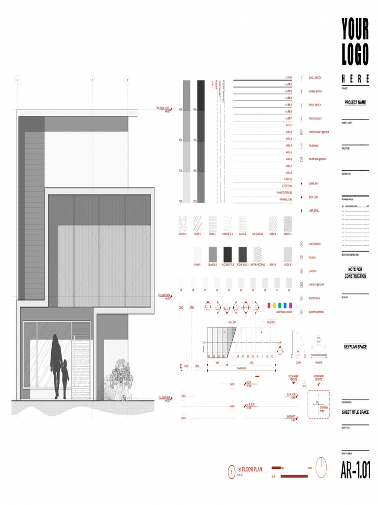 Sakti Studio - AutoCad Template Package | PDF