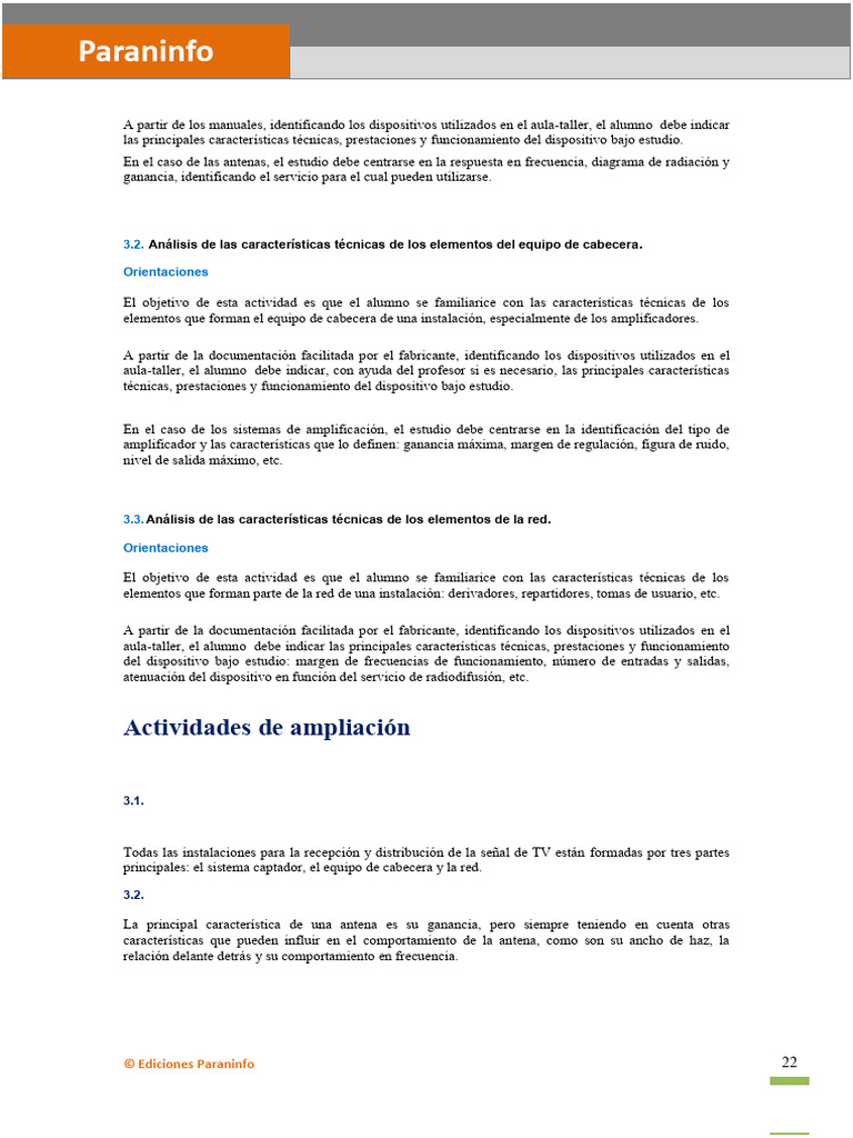 Relacion Ejercicios UD 3 Soluciones | PDF | Antena (Radio) | Frecuencia ultra alta