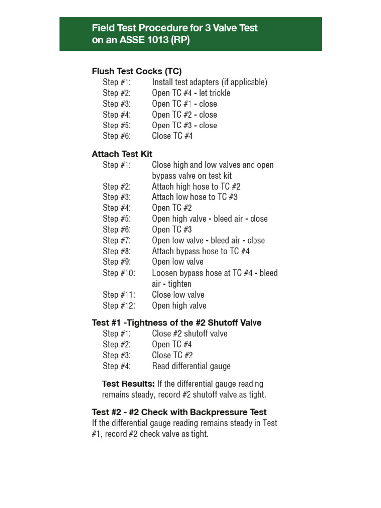Asse RP | PDF | Valve | Leak