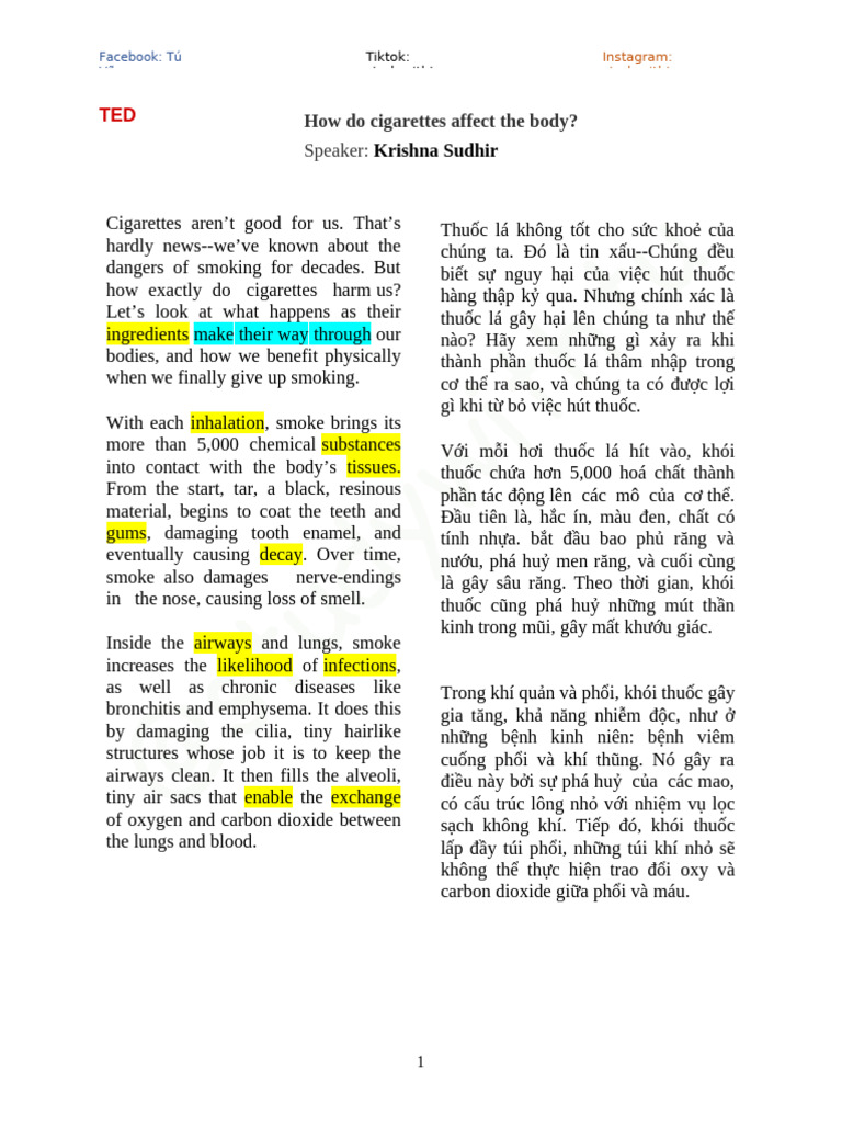 How do cigarettes affect the body_ | PDF