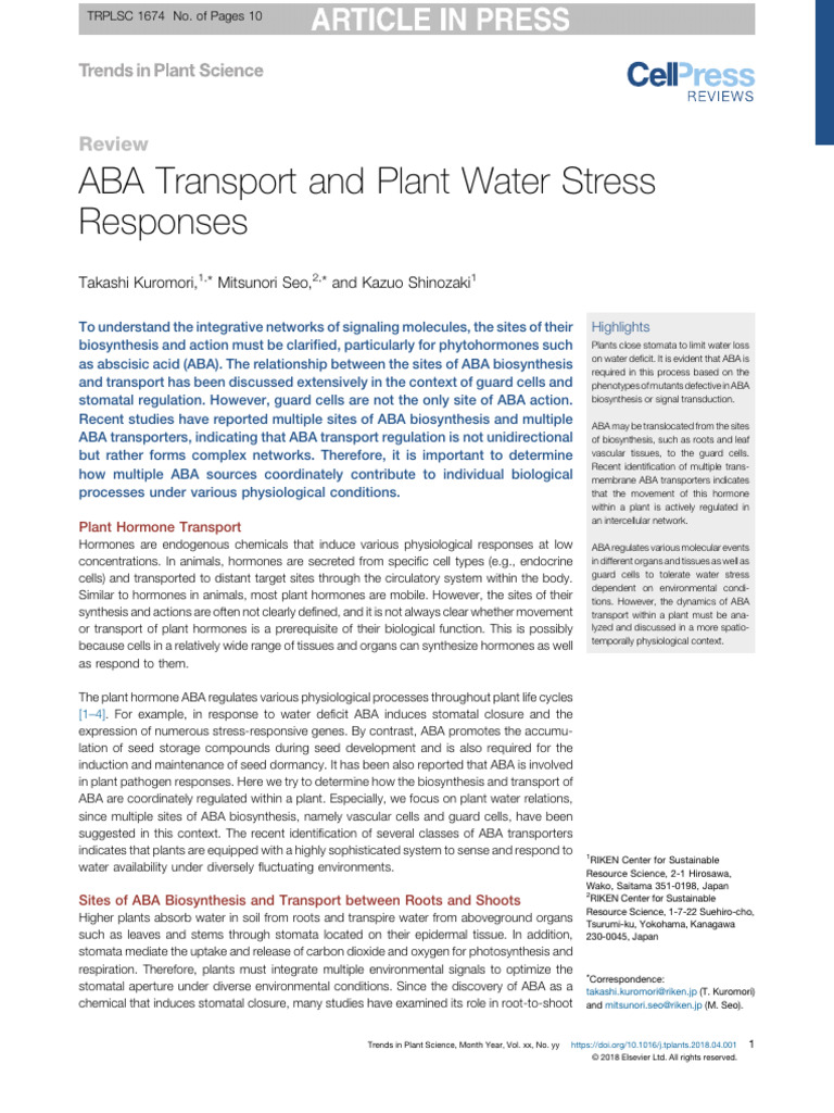 (2018) ABA response | PDF | Stoma | Root