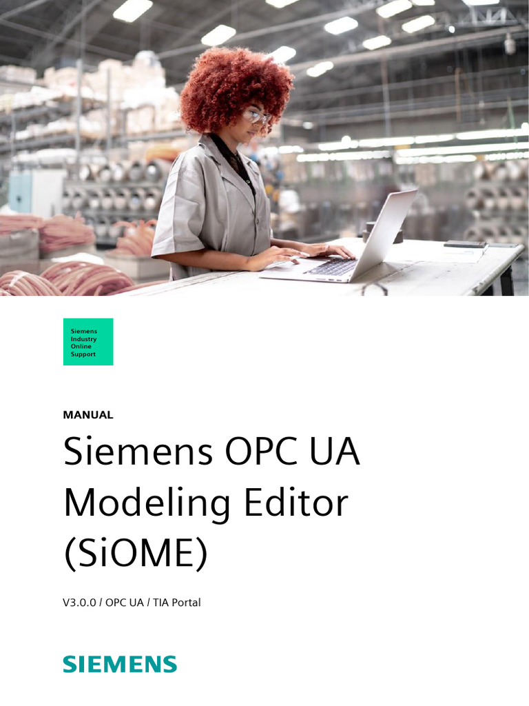 Siemens SiOME OPC UA Editor Manual | PDF | Legal Liability | Computing