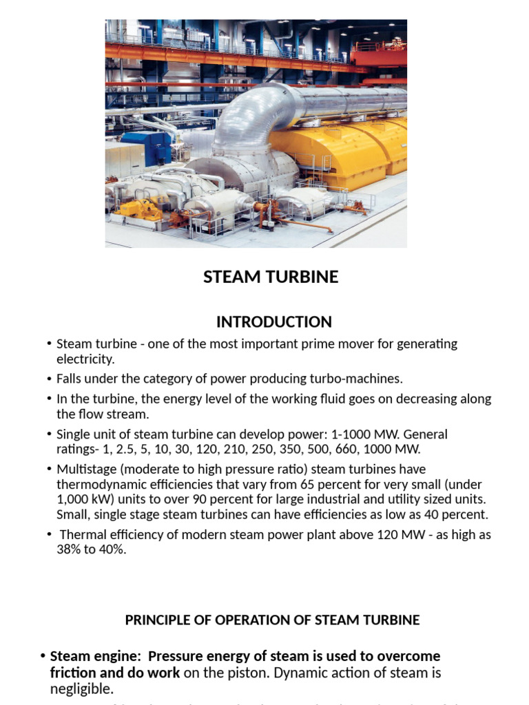 Characteristics of Steam Turbines | PDF | Turbine | Steam