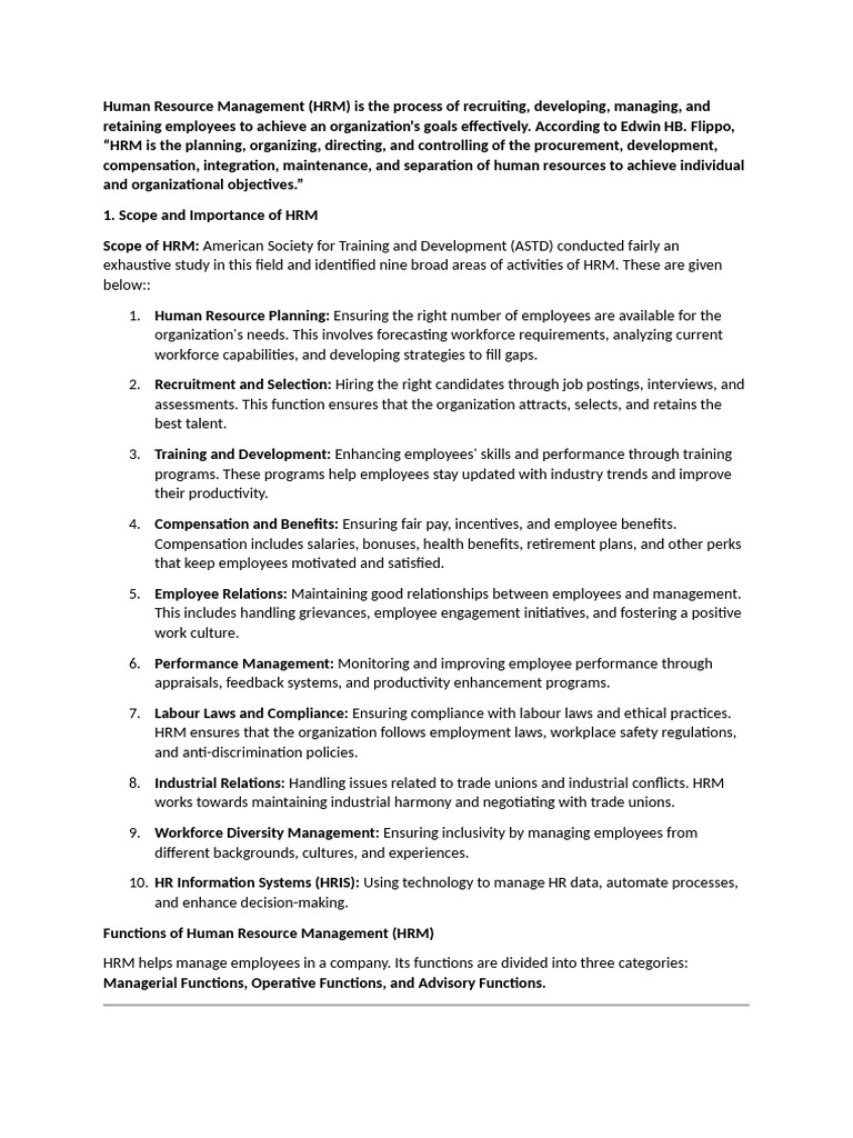 Human Resource Management | PDF | Human Resource Management | Employment