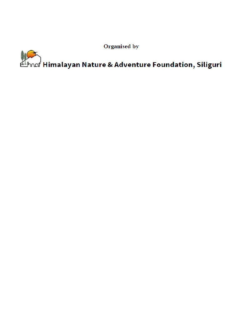 35th ANNUAL ADVENTURE TREKKING CAMPING COURSE 2025 | PDF | Camping