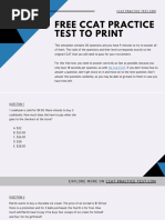 Free Criteria CCAT Practice Test With Answers Explanations | PDF