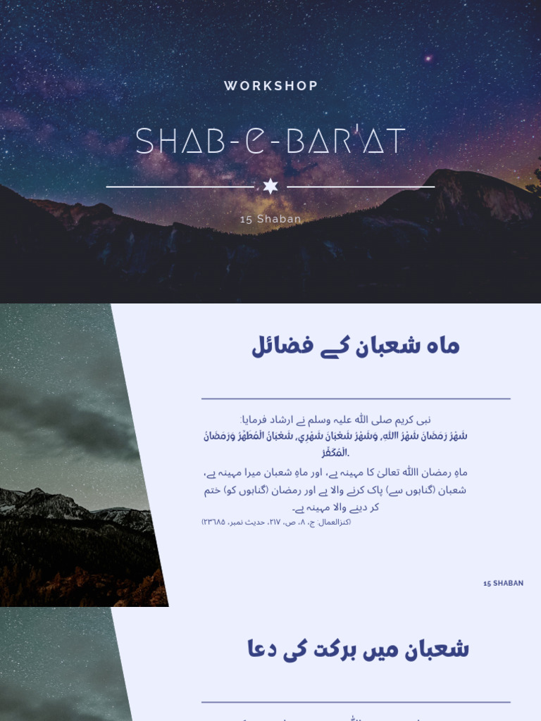Shab e Bar'at | PDF