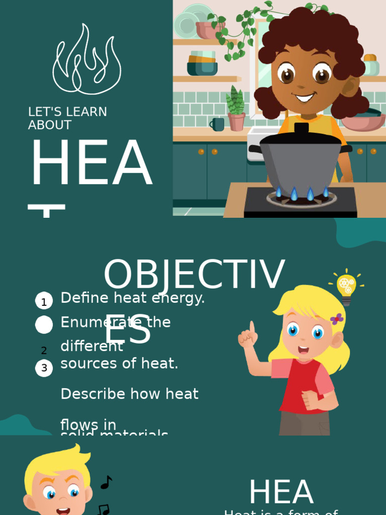 Understanding Heat Energy for Kids | PDF | Convection | Thermal Conduction