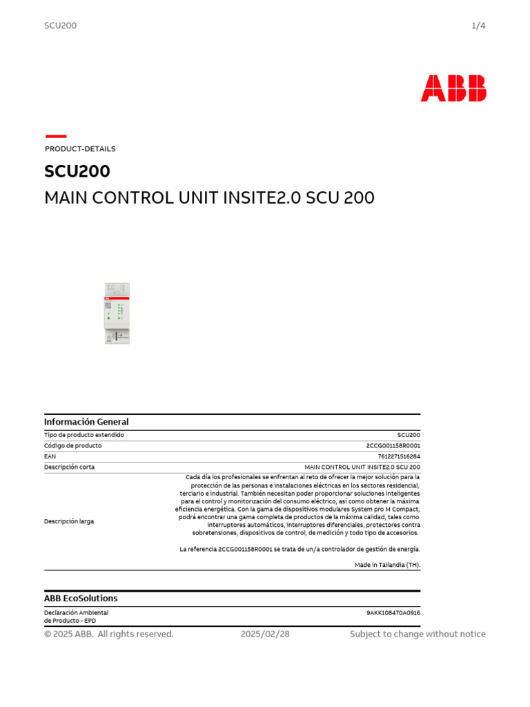 Controlador SCU200 InSite2.0 | PDF | Ciencias de la Computación ...