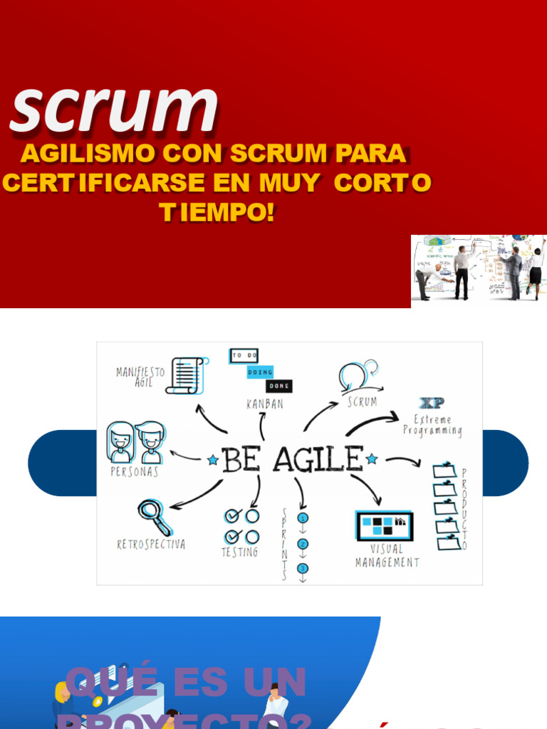 Certificación Scrum: Agilidad en Proyectos | PDF | Desarrollo Ágil de ...