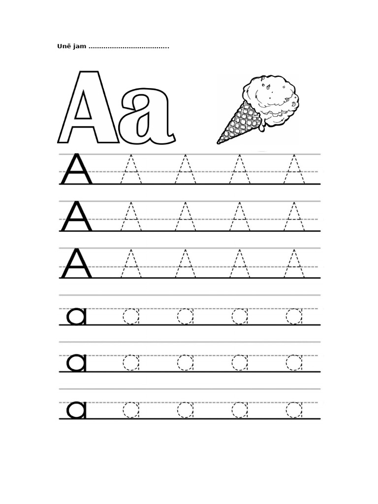 Grupi I Pare I Shkronjave Abetare | PDF