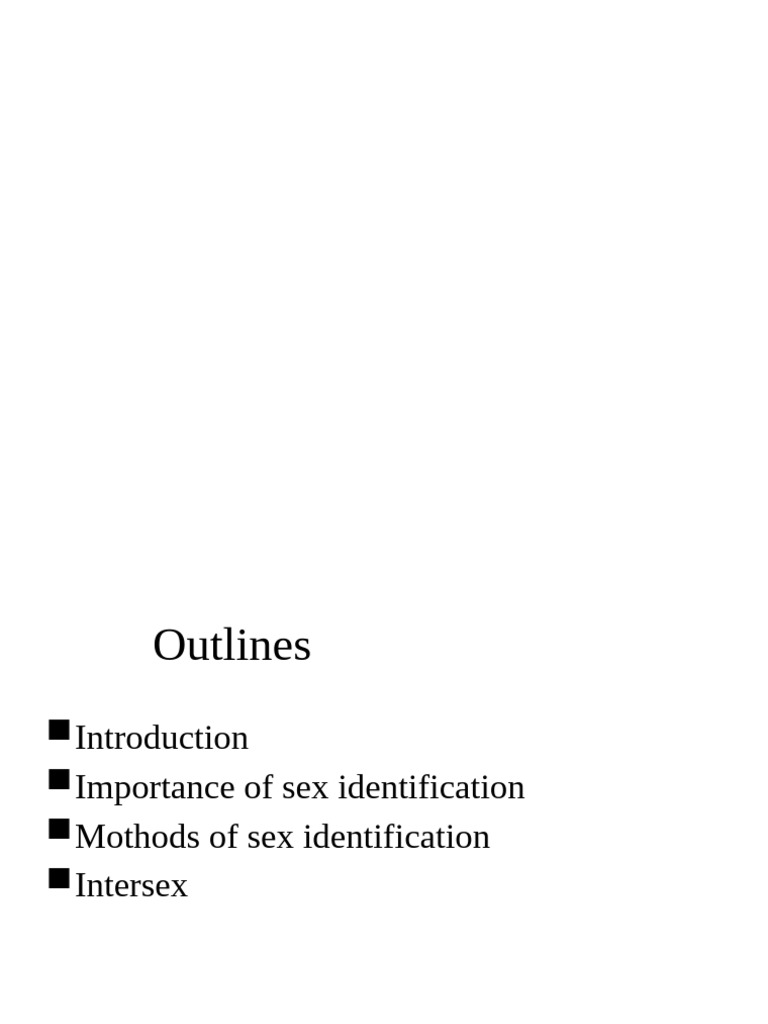Identification Of Sex Pdf Skull Pelvis
