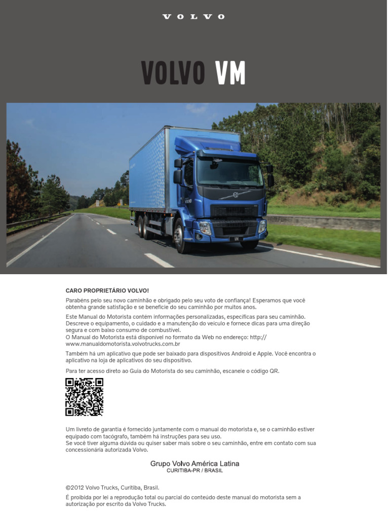 Manual Operação VM EU6 | PDF | Motores | Tráfego