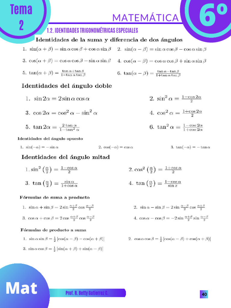 Cartilla - 6 - 6to. Sec | PDF