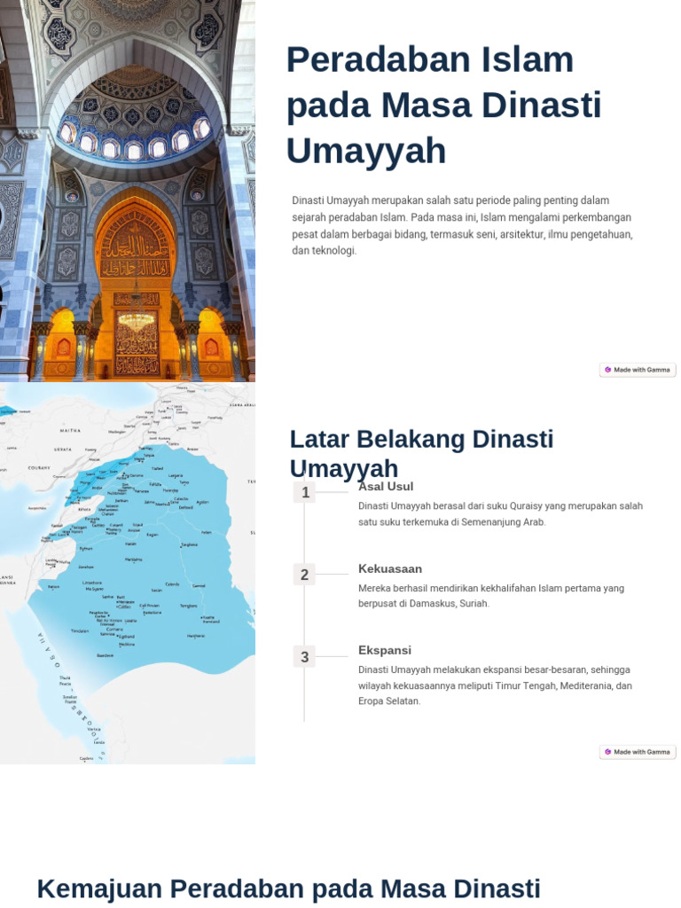 Peradaban Islam Pada Masa Dinasti Umayyah.pptx 20241108 190729 0000 (1) | PDF