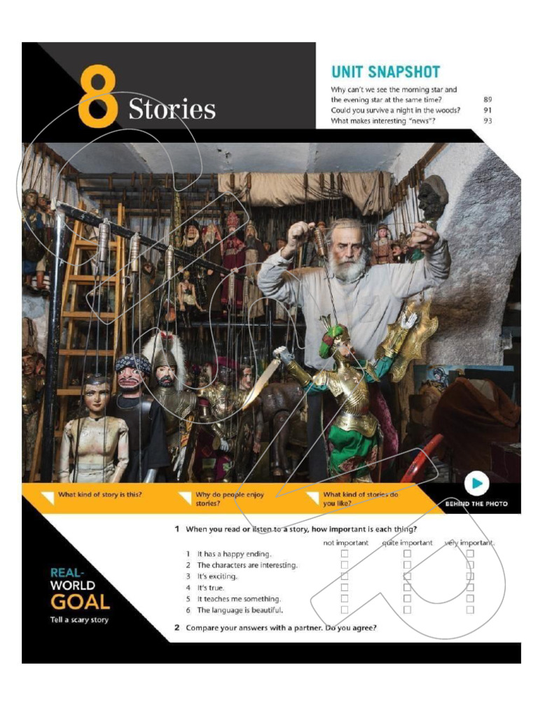 Level 1 W-A Unit 8 | PDF