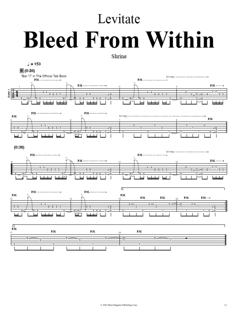 03 Levitate - Riff Playbook | PDF