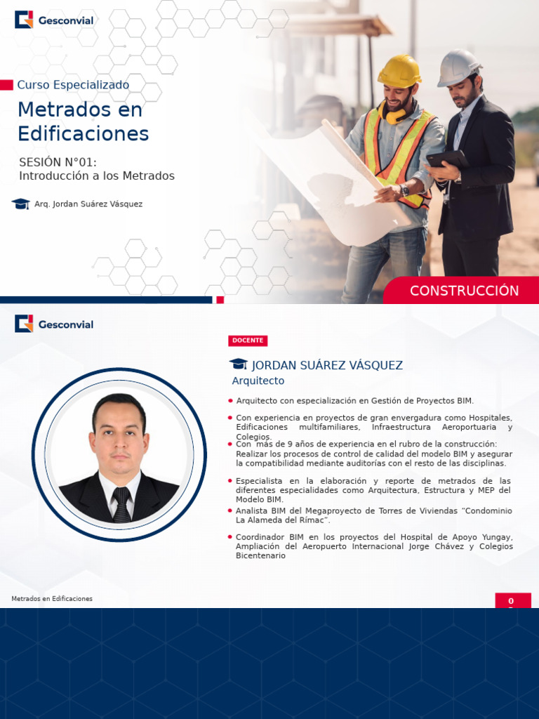 Sesión #01 - Metrados en Edificaciones | PDF