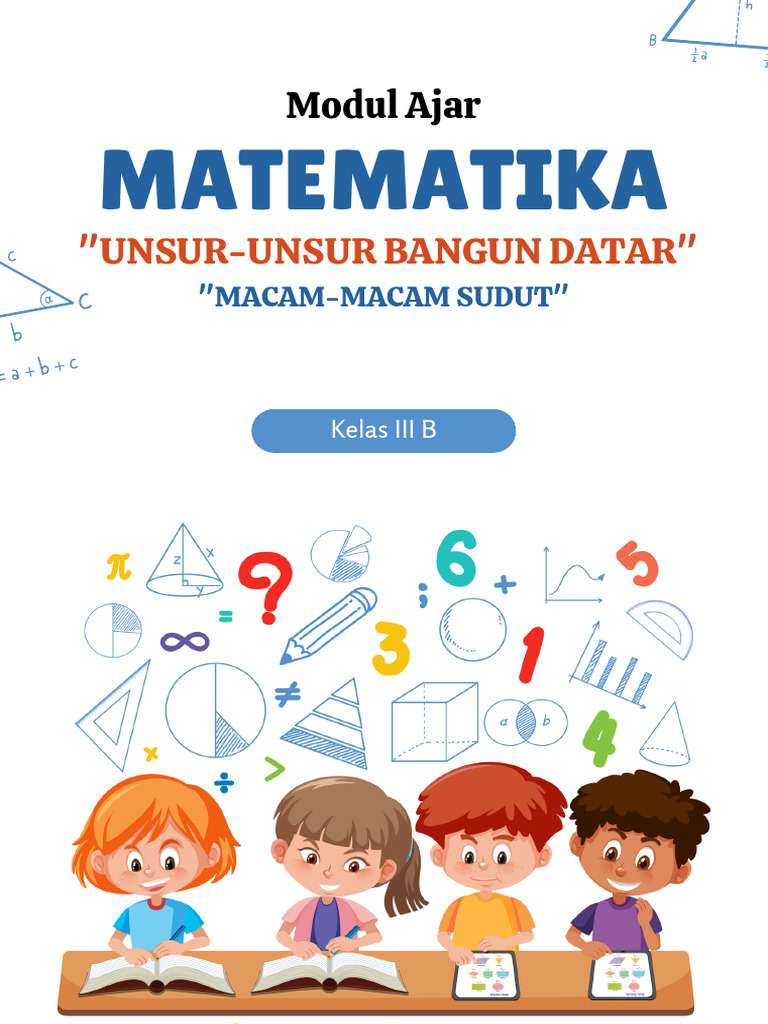 Sampul Modul Ajar Lembar Kerja Putih Dan Biru Ilustrasi | PDF