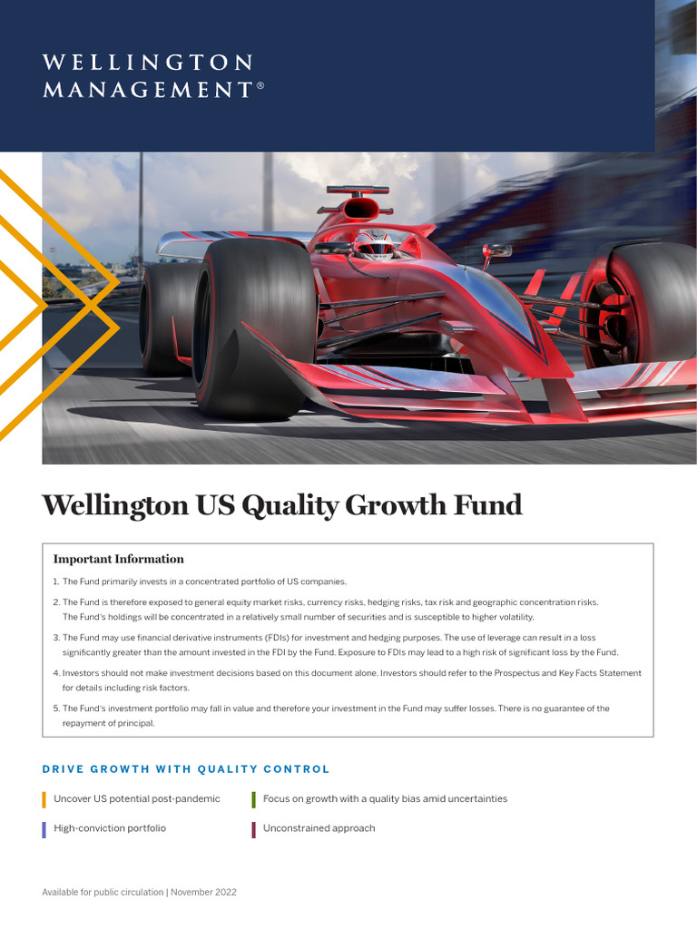 Wellington US Quality Growth Fund EN 11 2022 Fund Brochure | PDF ...