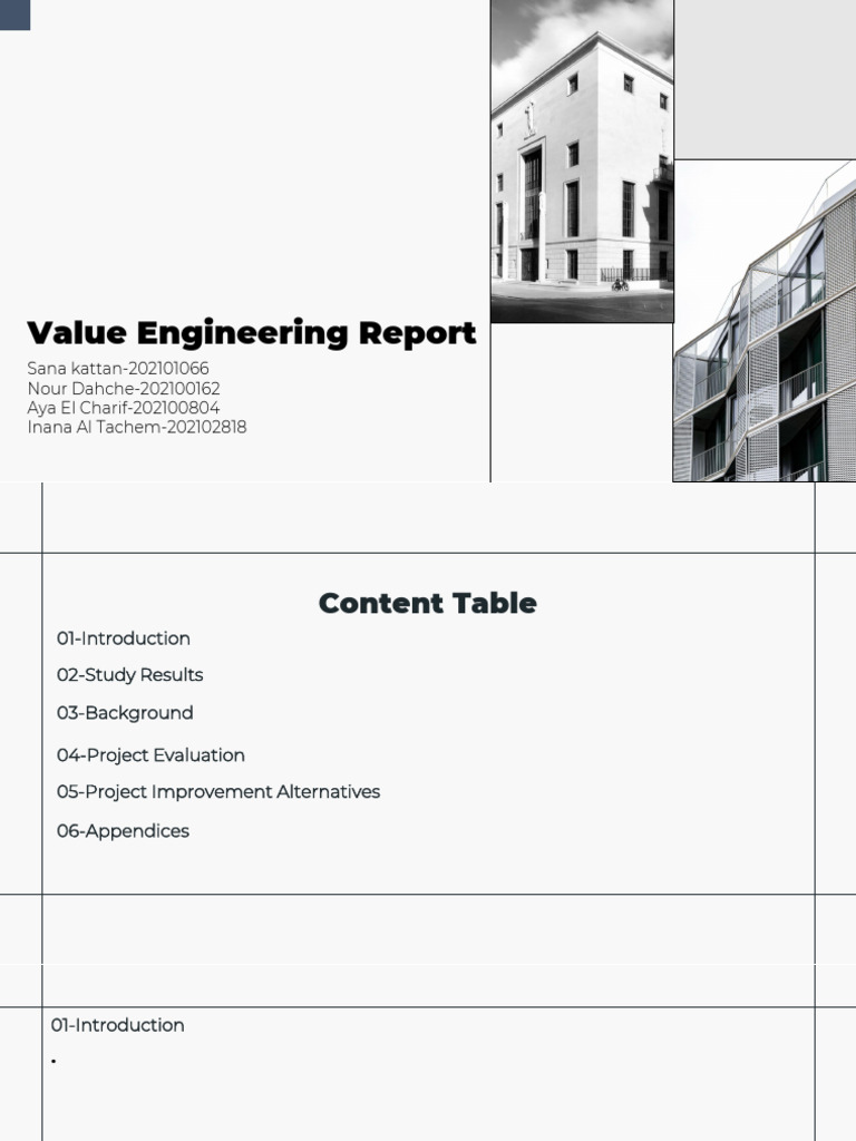 Value Engineering Report | PDF | Wall | Concrete