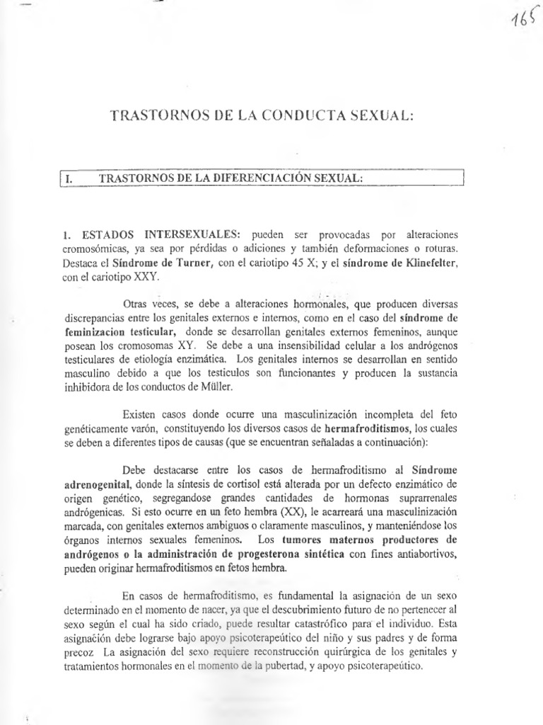 Trastornos de la Conducta Sexual | PDF | Orgasmo | Disfunción sexual