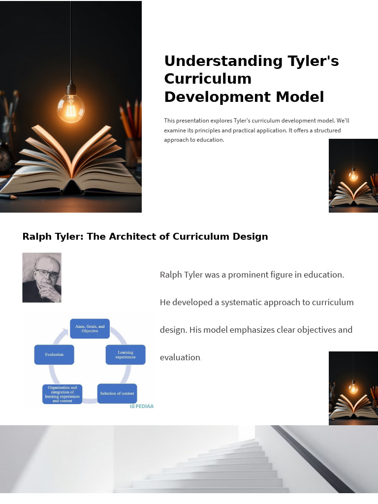 Tylers Curriculum Development Model | PDF | Educational Assessment | Curriculum