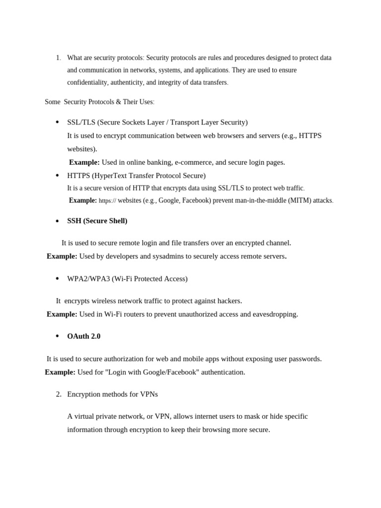 What are security protocols | PDF | Transport Layer Security | Public Key Cryptography