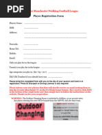 Mpira Connect Football Registration Form | PDF