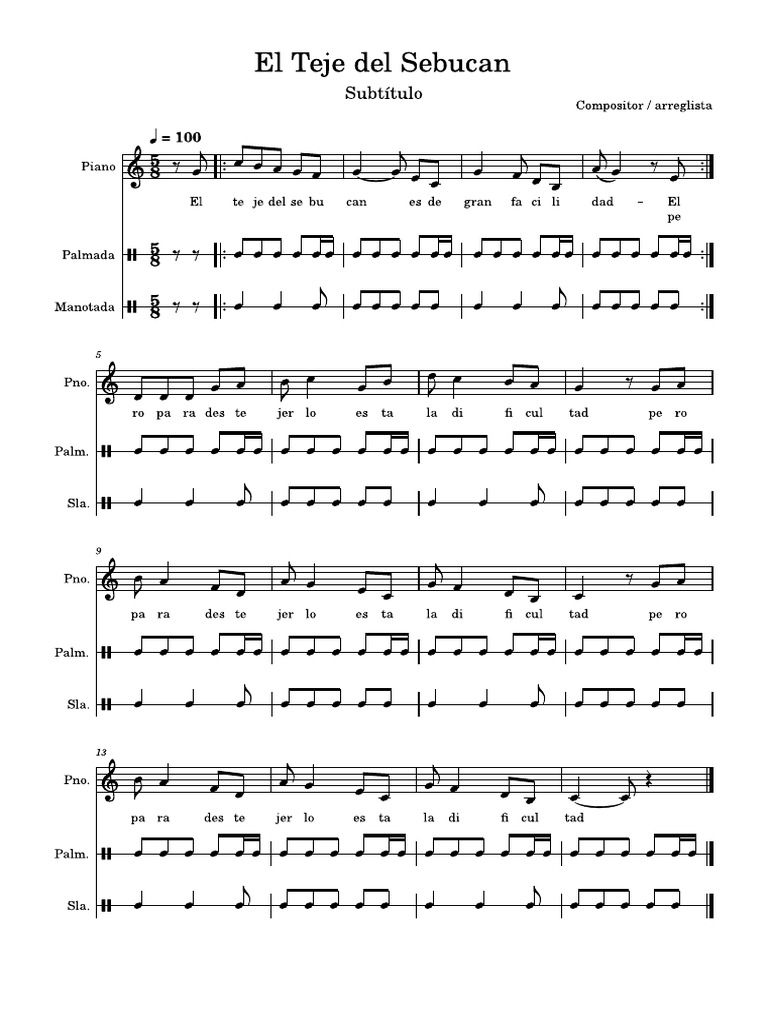 El Teje Del Sebucan | PDF