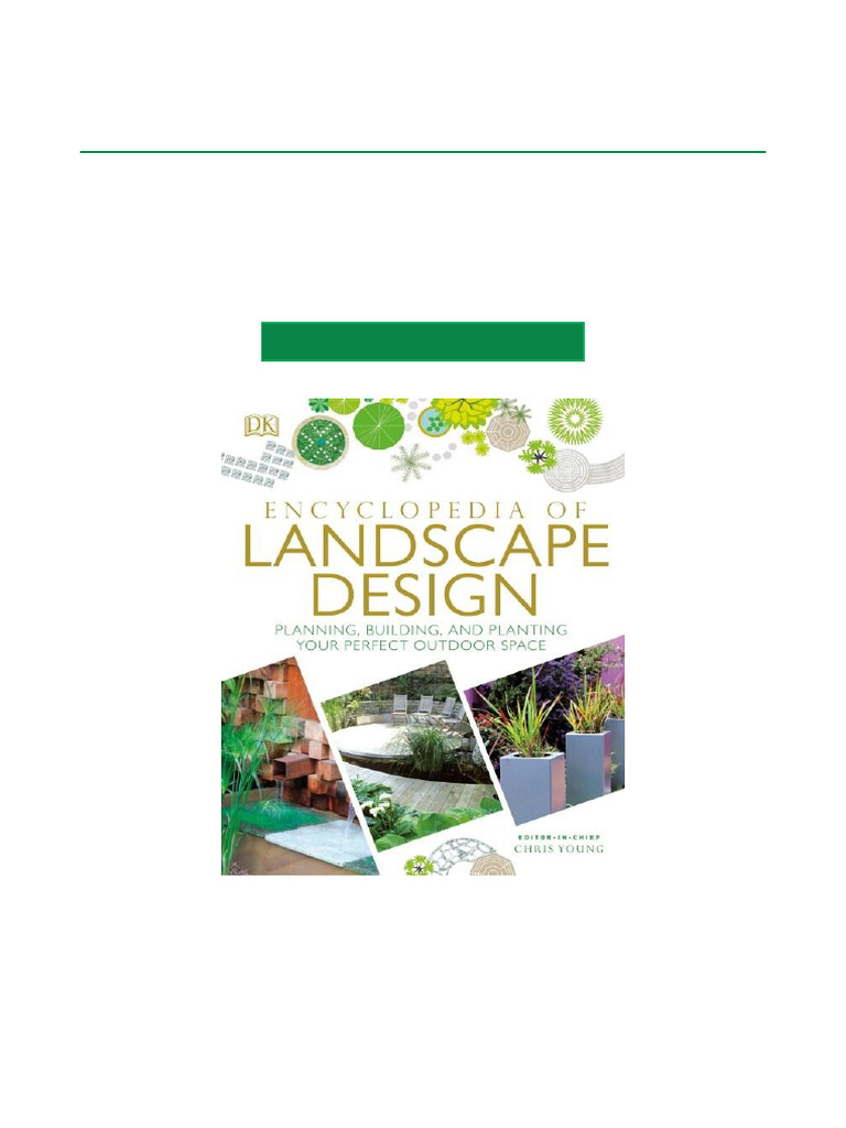 Get Yours Encyclopedia of Landscape Design Planning, Building, and ...