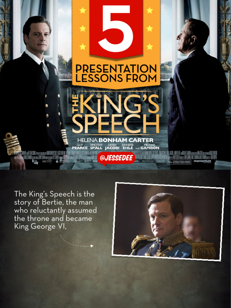 Presentation Lessons from The King's Speech | PDF