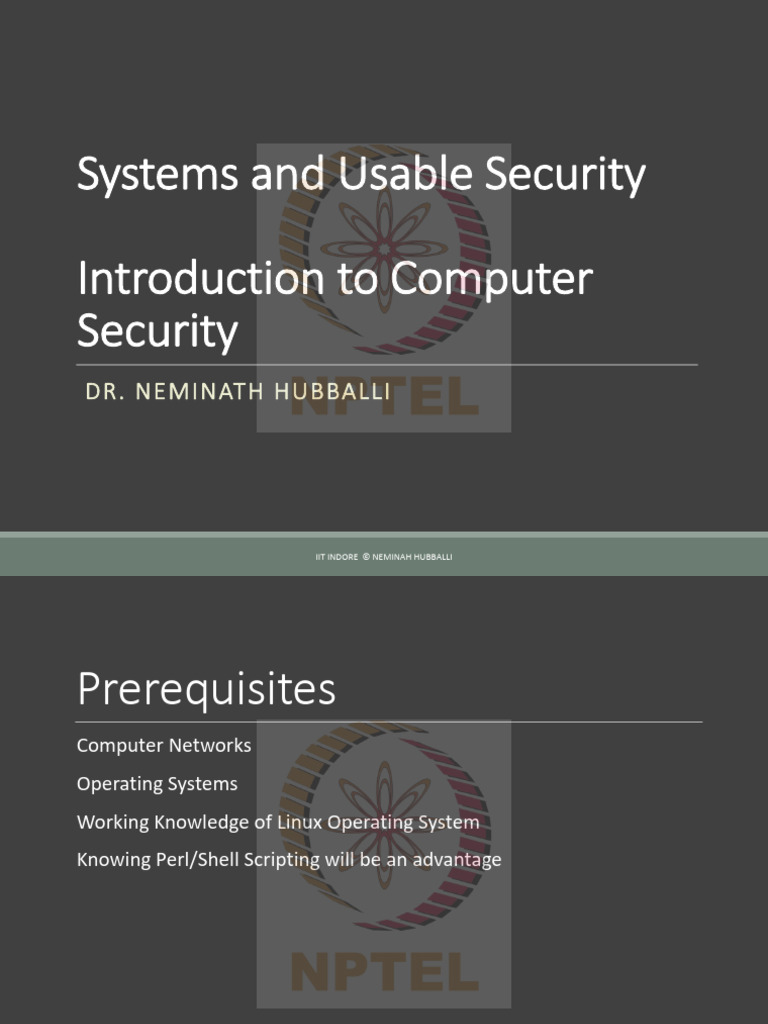 Usable Security in Operating Systems | PDF | Information Security ...