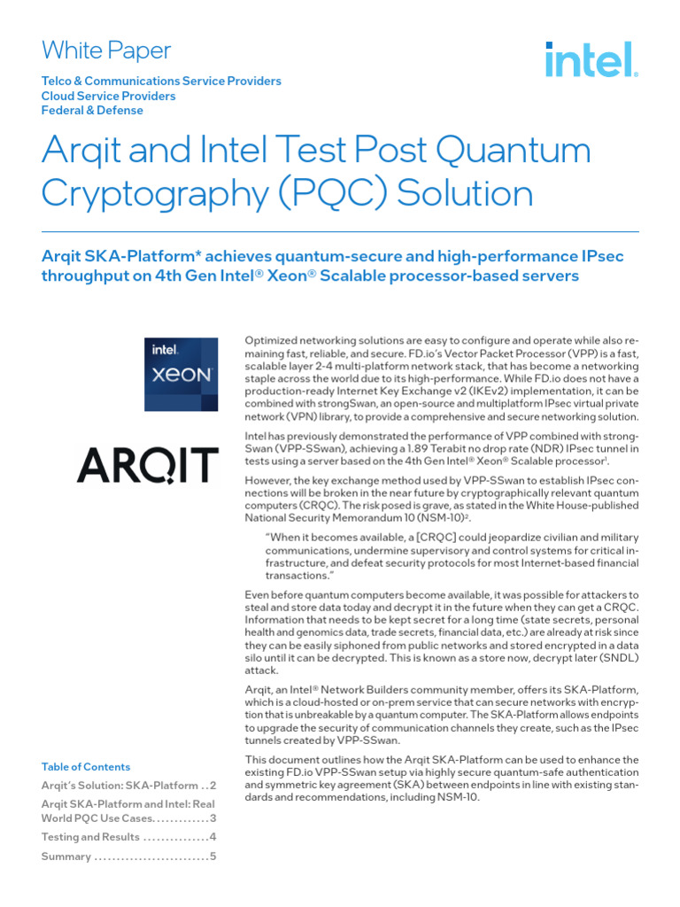 Arqit White Paper Final - 978187 | PDF | Encryption | Cryptography