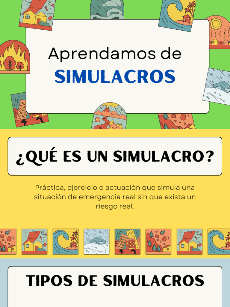 Presentacion de Simulacros | PDF