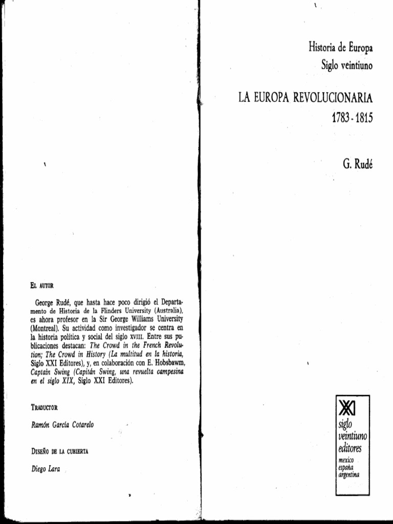 Rude-La Europa Revolucionaria PP 77-99 | PDF | Francia | Ciencias Políticas